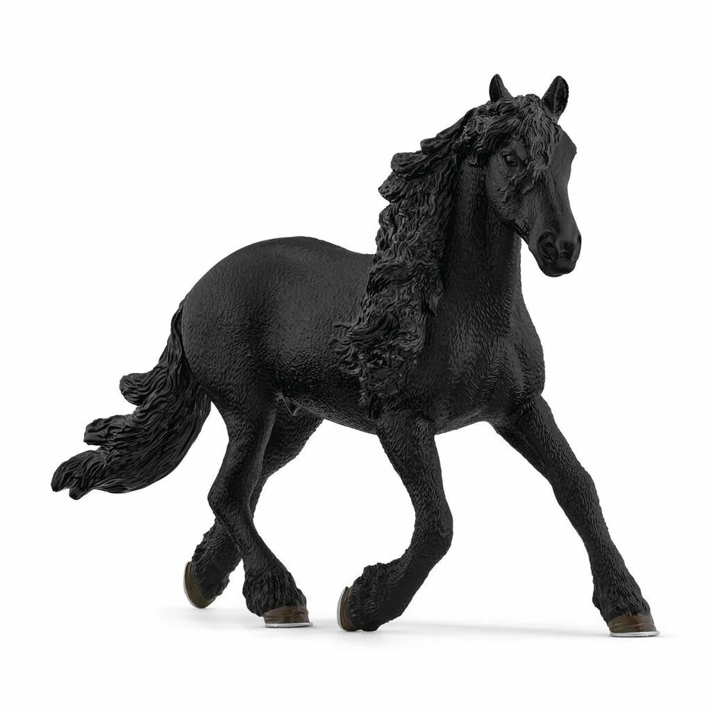 Schleich. Фигурка 13975 "Фризский жеребец" коллекционная, реалистичная, тактильная, для детей от 3 лет
