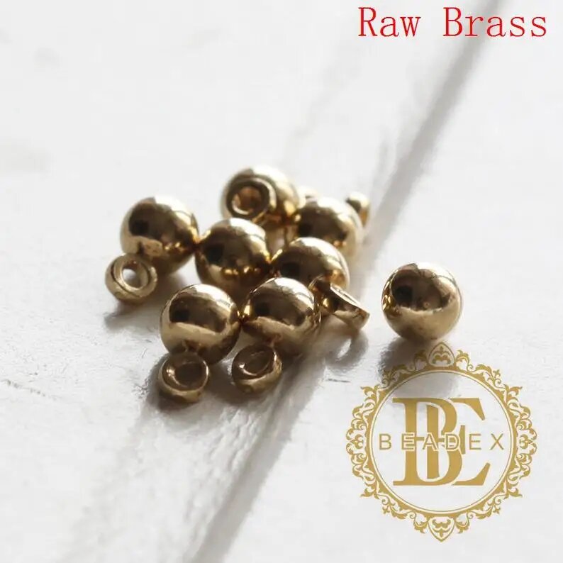 Латунные шары Raw Brass, 40 шт.