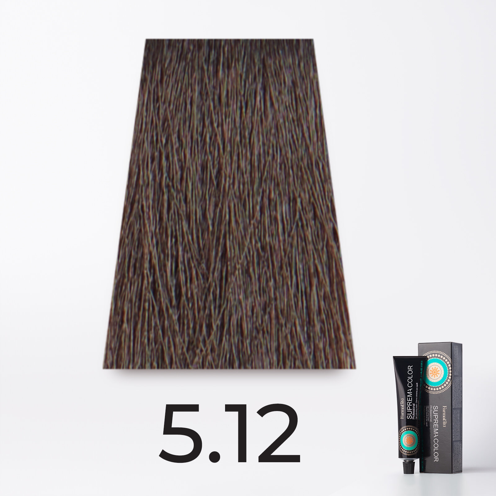 FarmaVita Краситель Suprema Color 5.12 Светлый каштановый пепельный ирис, 60 мл