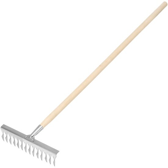 Грабли Сибртех 61760, 14 зубьев, с черенком