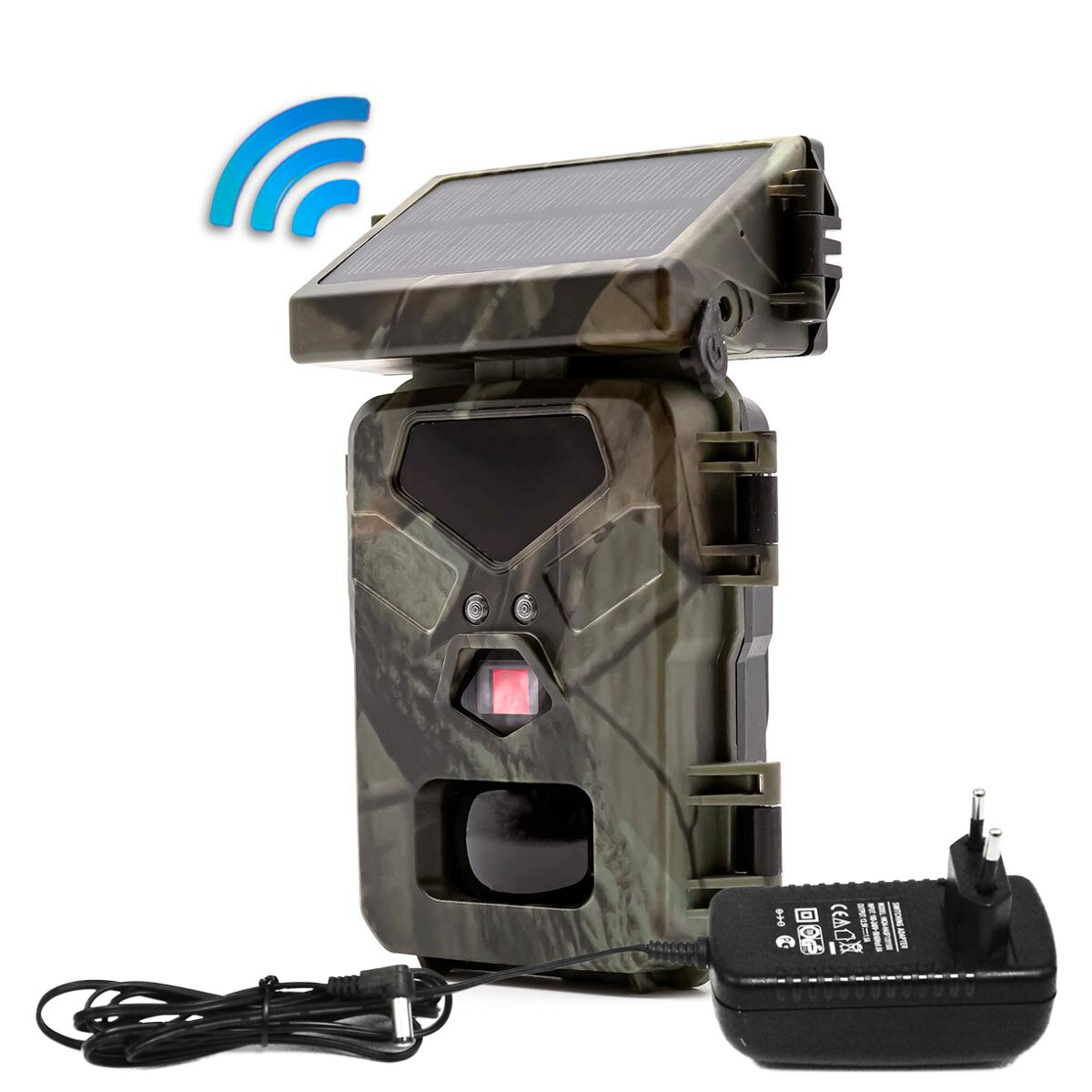 Лесная миниатюрная WiFi/4K фотоловушка Filin 700W-MiNi (RUS) (E2279EU) для наблюдения за животными в лесу. Автономная работа от солнечной батареи. ИК