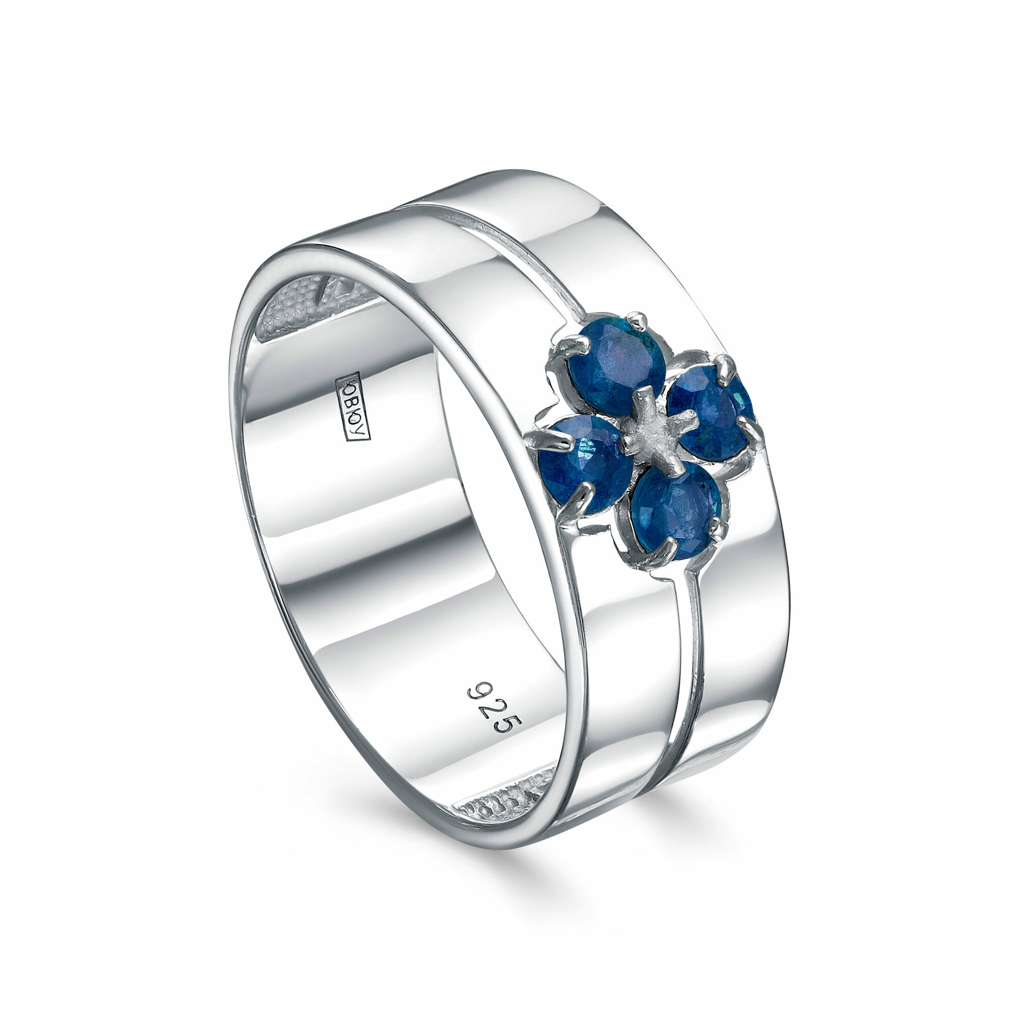 Кольцо, серебро, 925 проба
