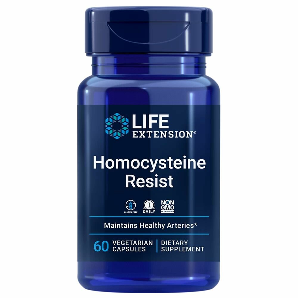 Витаминный комплекс Life Extension Homocysteine resist, 60 растительных капсул