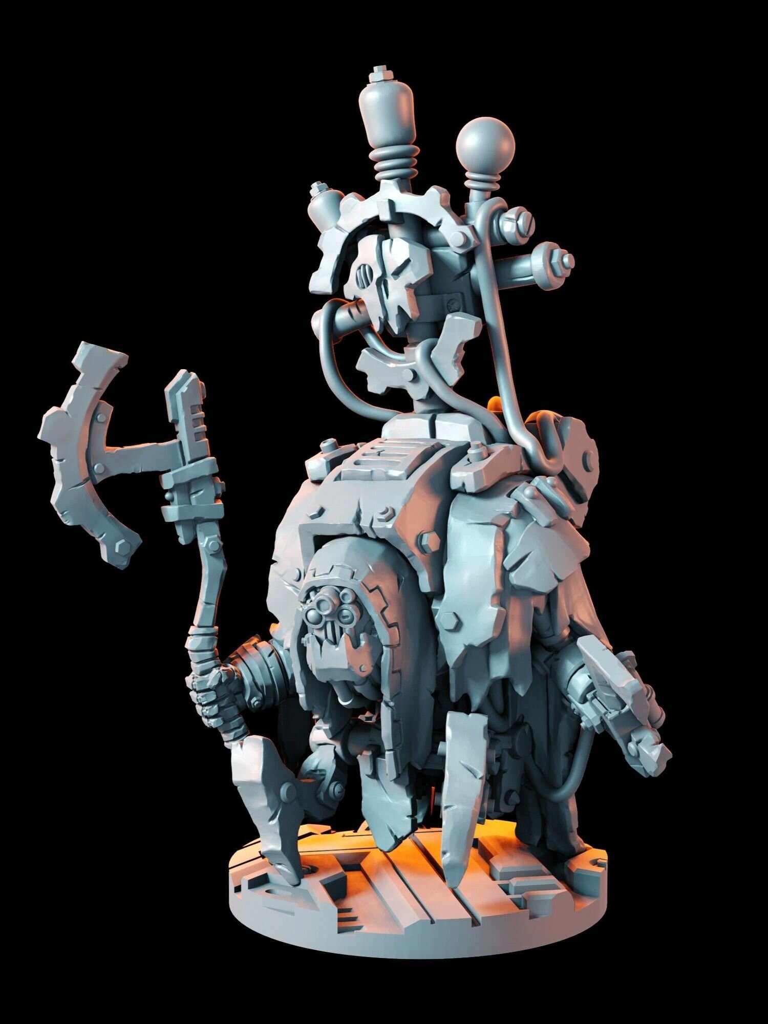 ОРК техно МЕК, игровая фигурка для раскрашивания