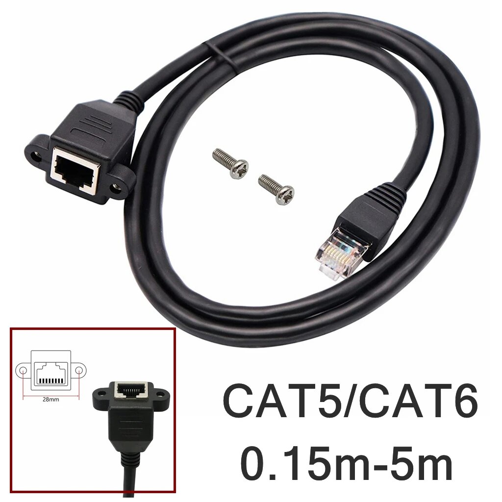 Ethernet кабель RJ45 «папа-мама» Cat5E Cat6E 30см CAT5 RJ45 Cable, 3m