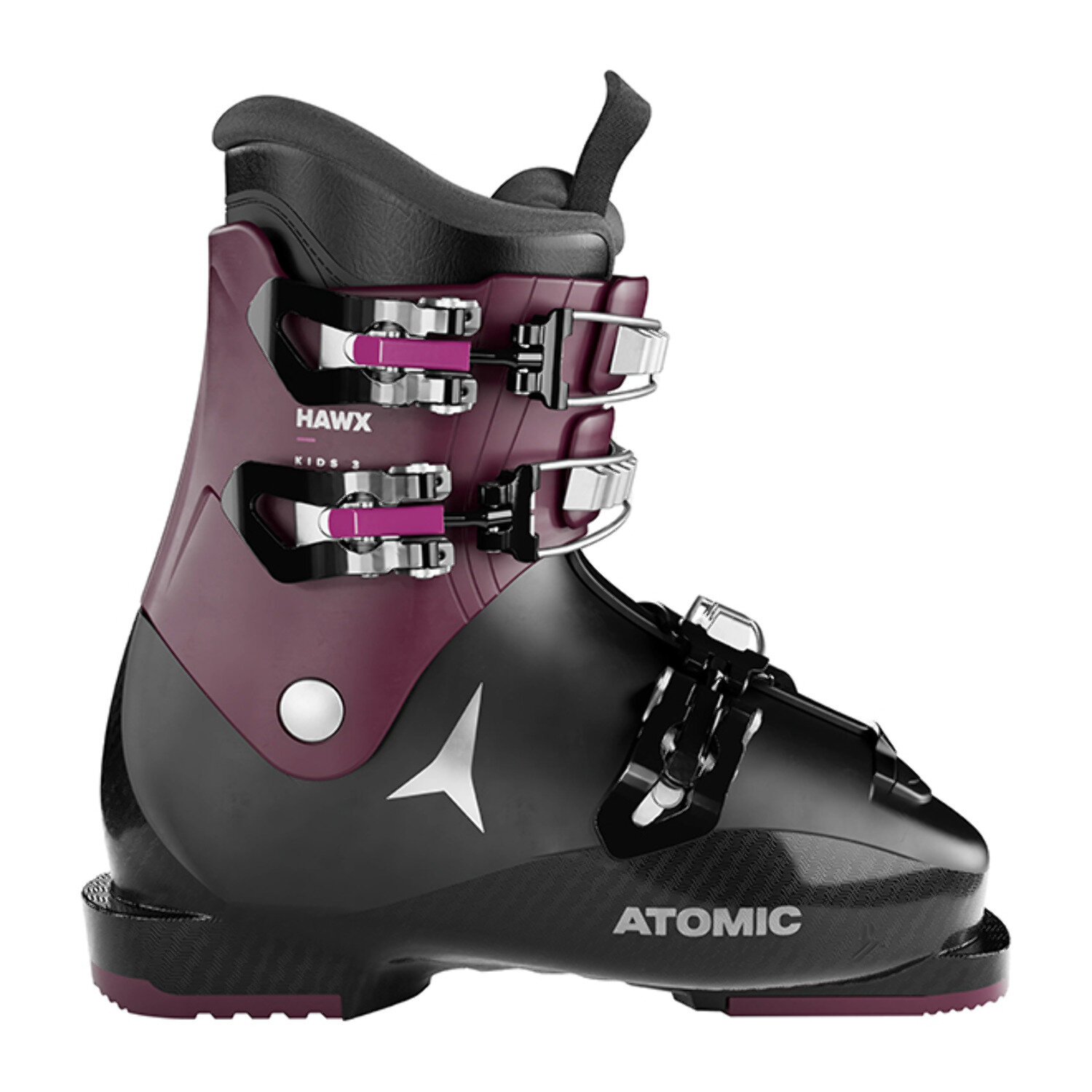 Горнолыжные ботинки Atomic Hawx Kids 3 Black Violet/Pink 24/25 , для детей , фиолетовый