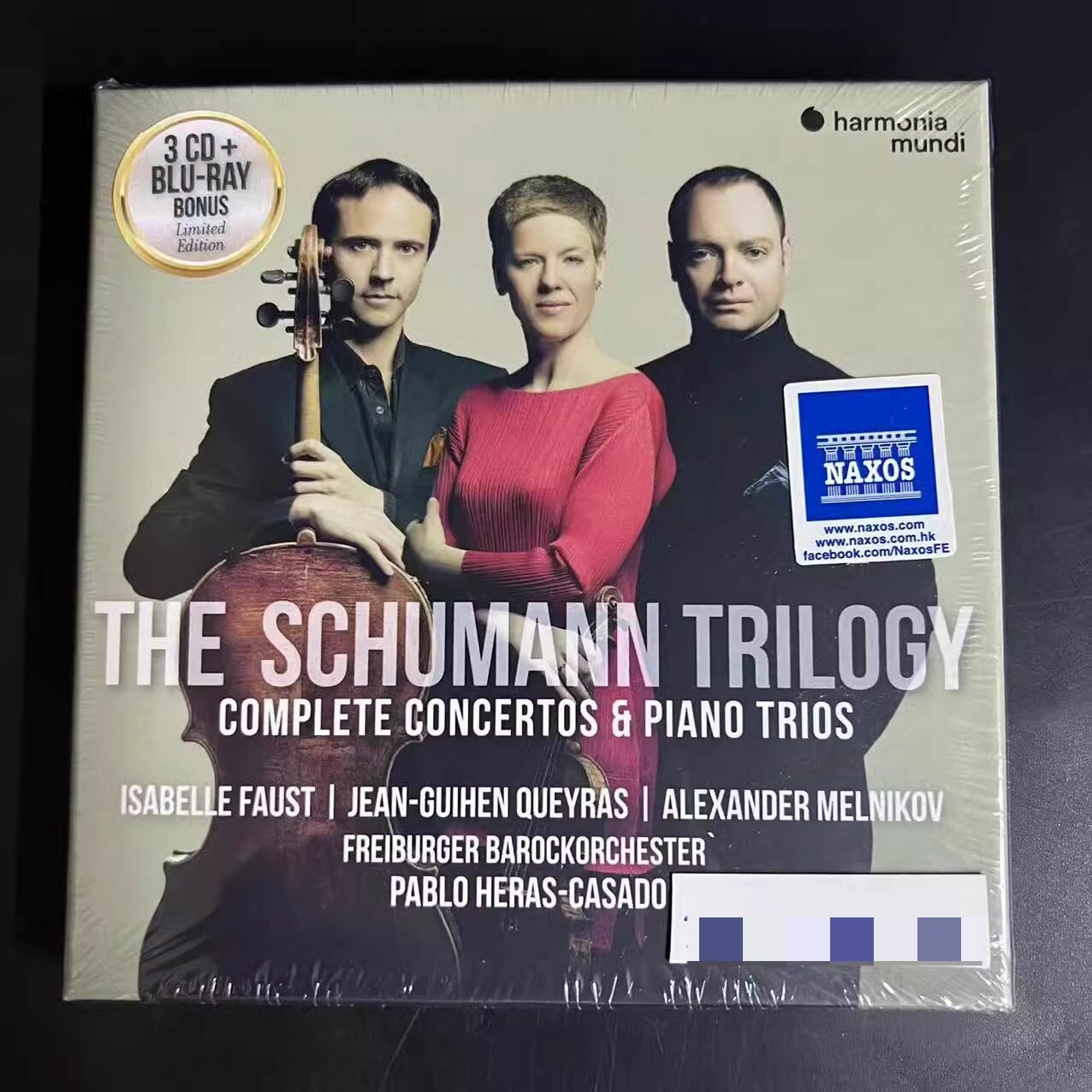Музыка CD The Schumann Trilogy: Complete Concertos & Piano Trios 3 x CD + Blu-ray, Box Set