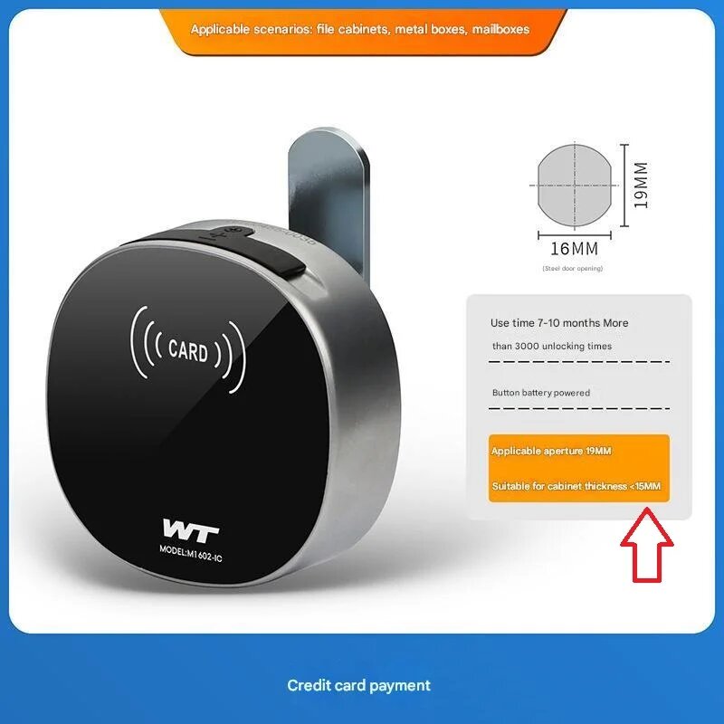 Сенсорный цифровой умный электронный замок с паролем, защитный замок, деревянный шкаф, клавиатура/отпечаток пальца/ RFID-замок ящика, 1602 IC 30mm