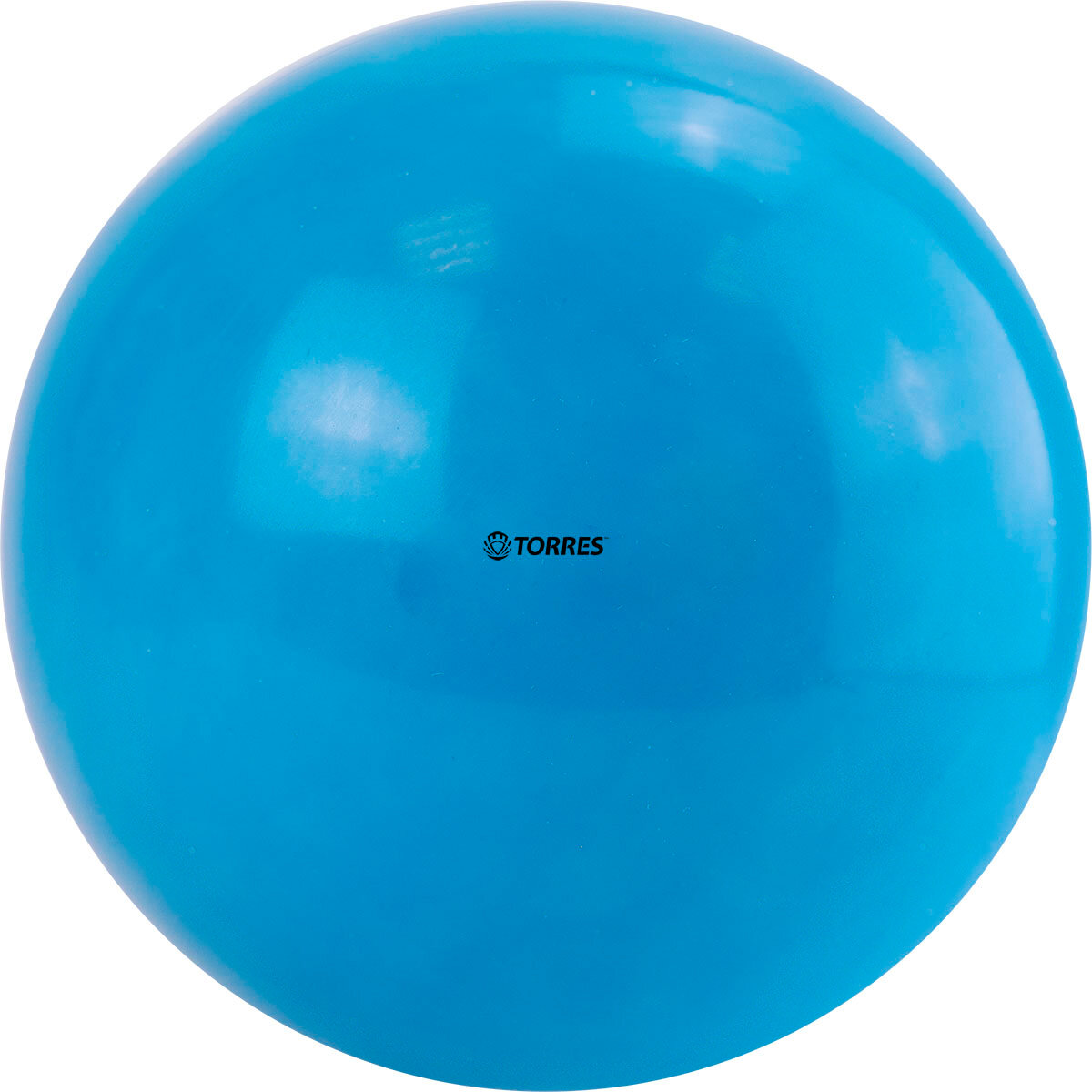 Мяч для художественной гимнастики TORRES AG-15-02, диаметр 15 см, небесный