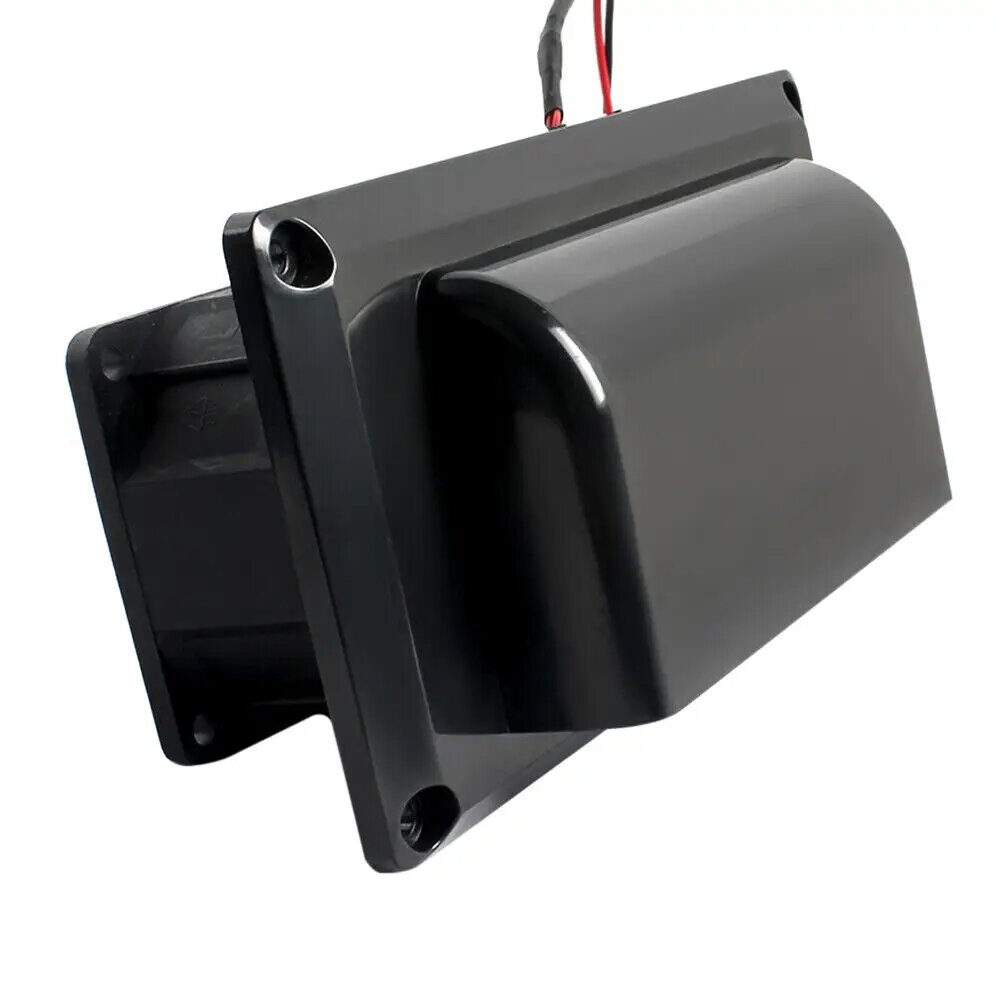 Караван, дом на колесах, прицеп, боковое вентиляционное отверстие, вытяжной вентилятор, RV, белый, 12 В постоянного тока, 13,2 Вт для кемпера, прицепа, лодки, морской яхты черный