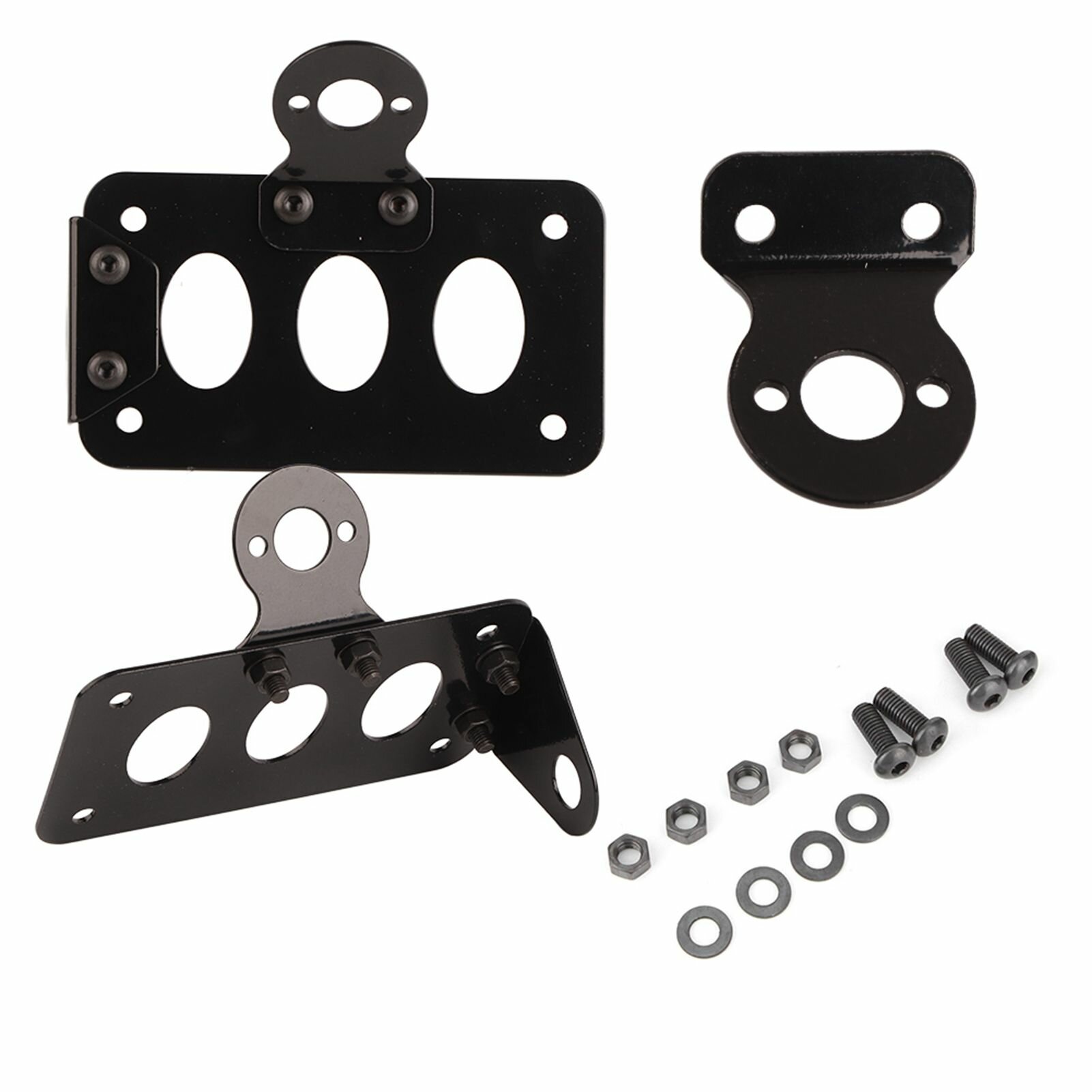 Кронштейн держателя рамки номерного знака мотоцикла в стиле ретро, детали модификации для винтажных велосипедов, прочная стальная конструкция, простая установка