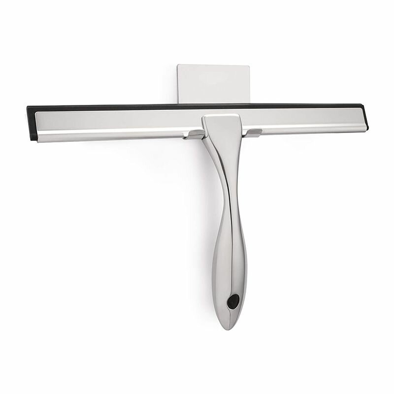 Универсальный скребок для душа для дверей душевой кабины, ванной комнаты, оконных и автомобильных стекол, Нержавеющая сталь, 30 см