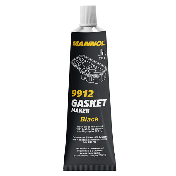 Силиконовый герметик Mannol "Gasket Maker Black" (Черный), 85 г