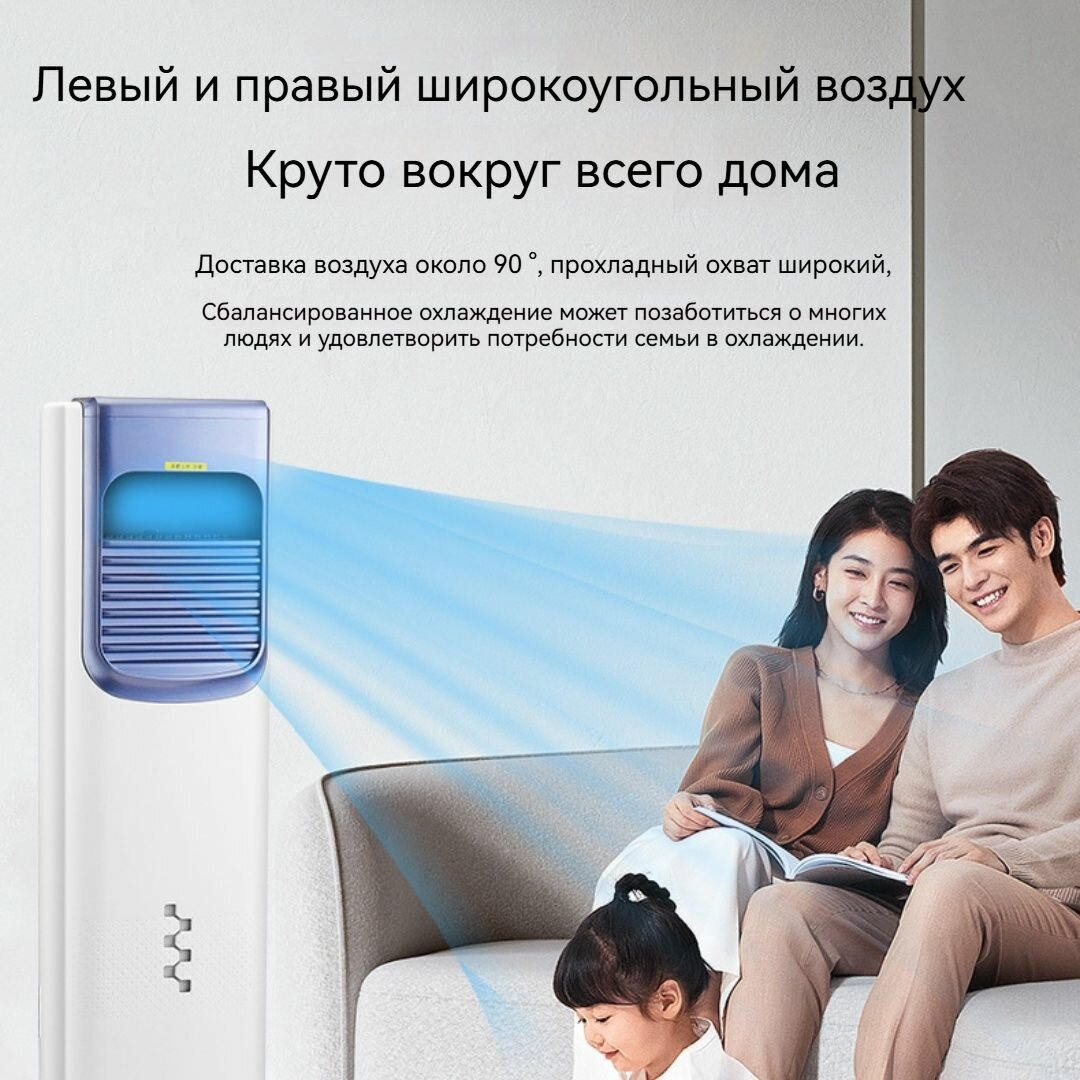 2-в-1 Кондиционер-вентилятор с обогревом и охлаждением - Климатическая техника для дома/офиса