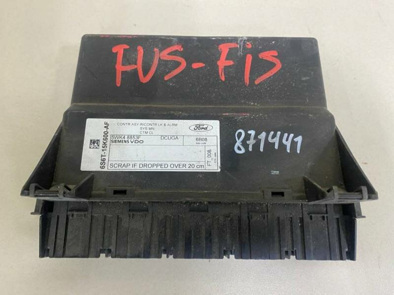 Блок управления центральным замком Ford Fusion JU 2002-2012 кат.номер: 6S6T15K600AF