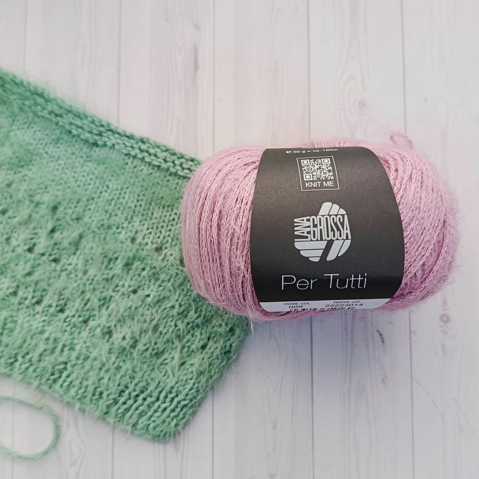 Пряжа Lana Grossa Per Tutti, цвет 009, 1 моток, 180 м / 50 г.