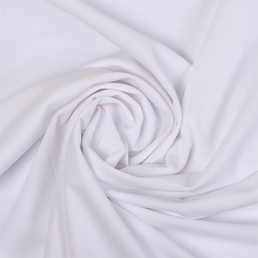 Ткань Бифлекс матовый 220 г/м² 82% нейлон, 18% спандекс шир.152 см TBY. Bf.180828.2 цв.2 белый уп.1м