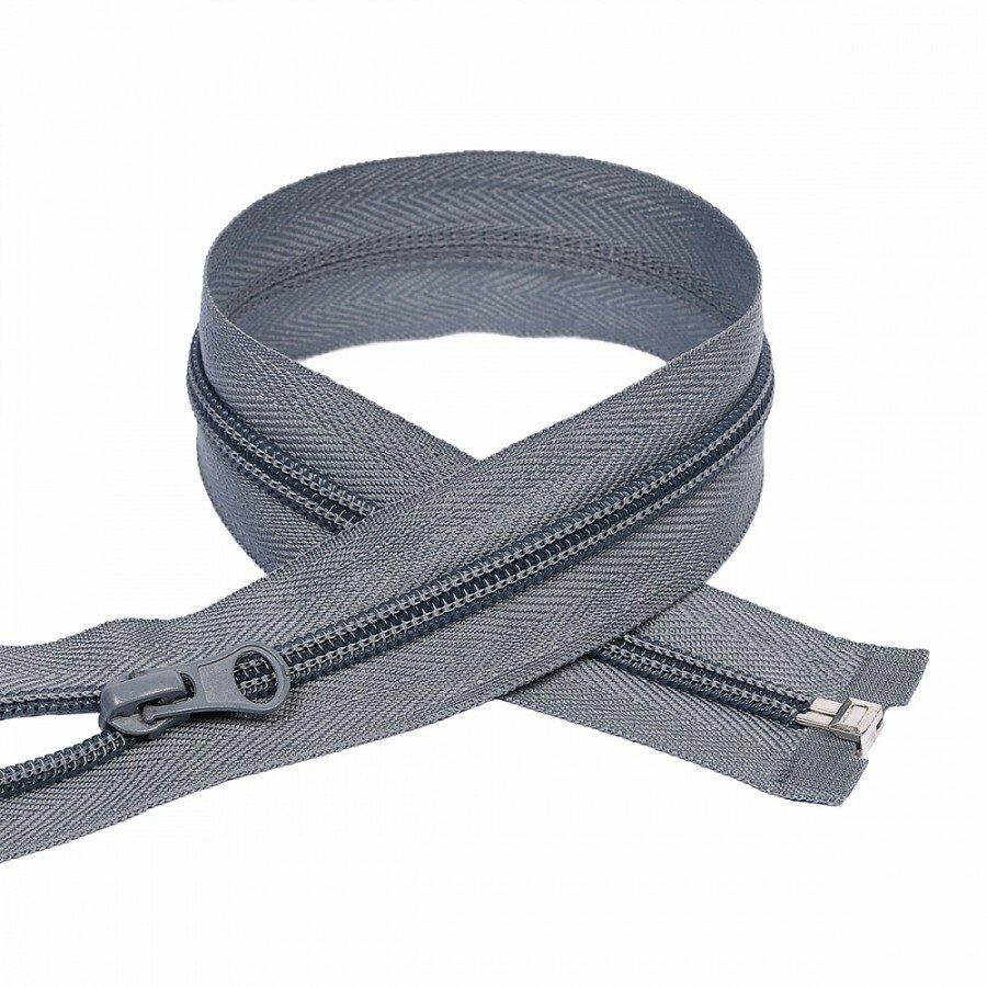 Молния MaxZipper пласт. спираль N5-N 50см цв. F316 серый 10 шт