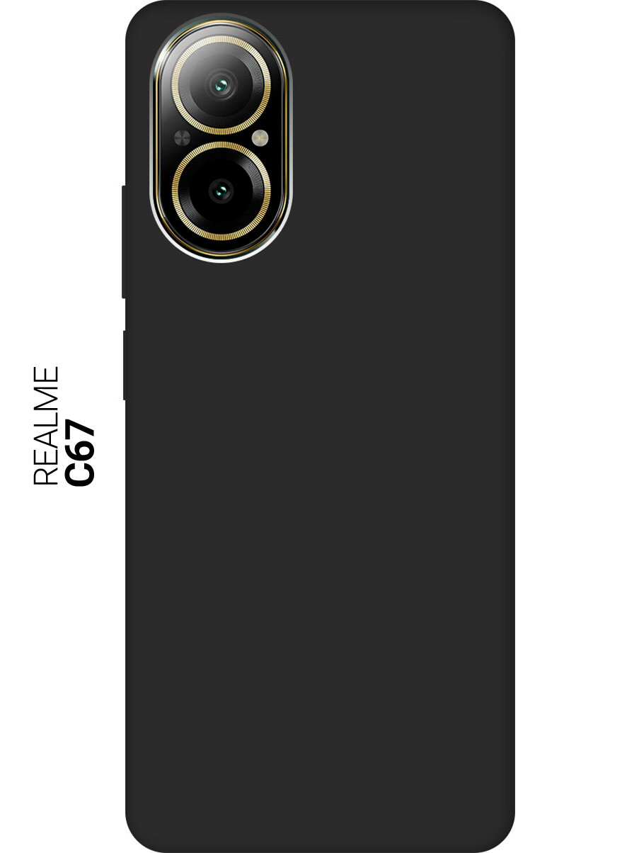 Силиконовый чехол на Realme C67 / Рилми С67 Soft Touch черный