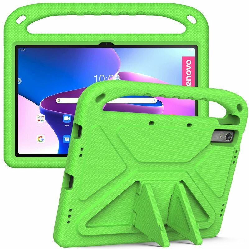 Чехол для планшета Lenovo Tab P11 11.5 " 2-го поколения 2022 (TB-350FU/ TB-350XU) для детей - прочный легкий противоударный чехол-подставка с ручкой из EVA