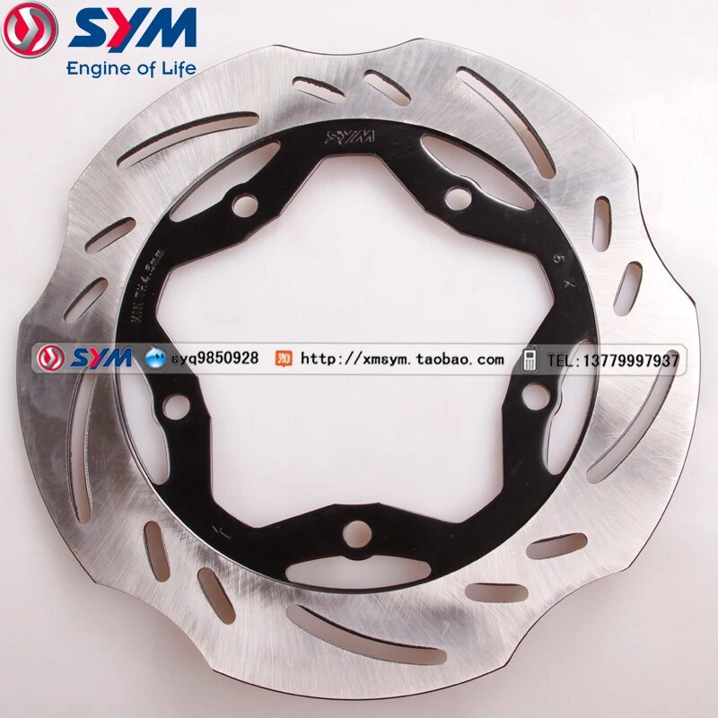 Правый передний тормозной диск мотоцикла, дисковый тормозной диск для SYM MAXSYM400i MAXSYM 400i