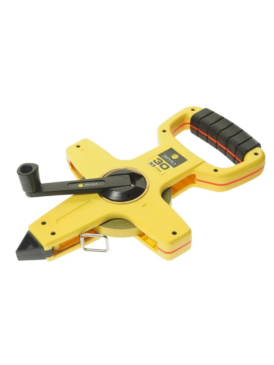 Рулетка 30м 13мм геодезическая с ручкой и стальной лентой