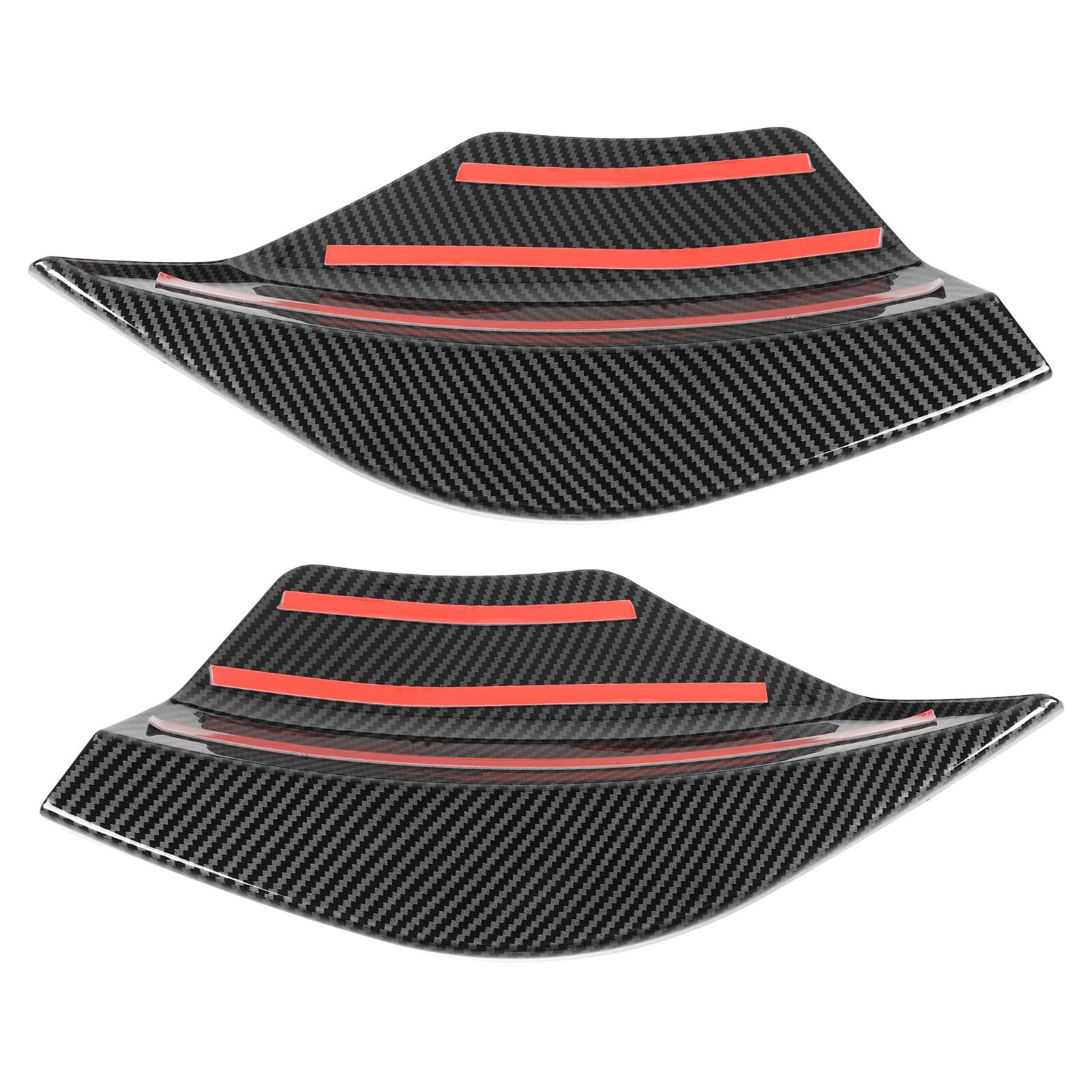 2 шт. сплиттера заднего бампера (левый и правый) из углеродного волокна для Mercedes-Benz A-класса W176 2012-2018, аэродинамический обвес