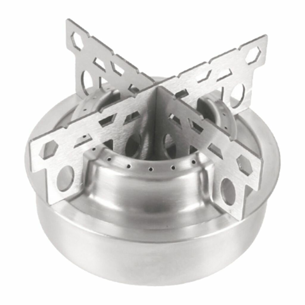 Походная посуда, Маленькая алюминиевая круглая спиртовая горелка