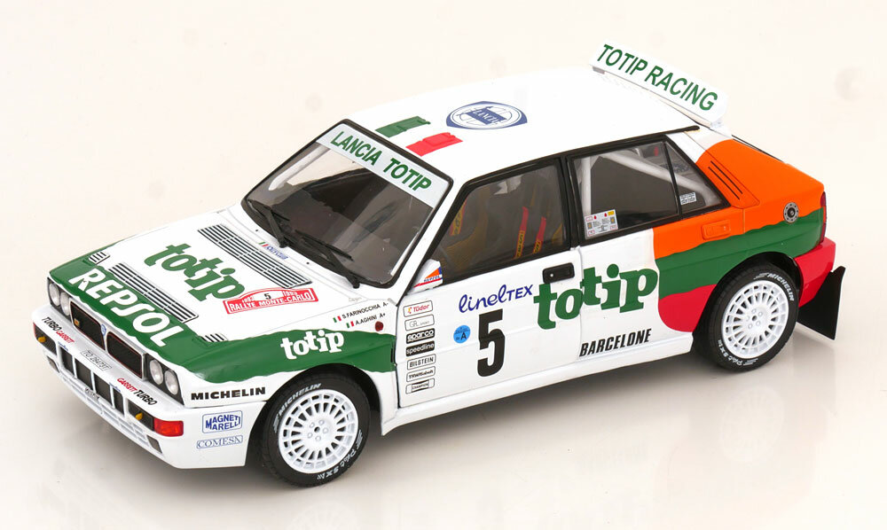 Модель коллекционная SOLIDO Lancia delta hf integrale no 5 rally monte carlo 1993