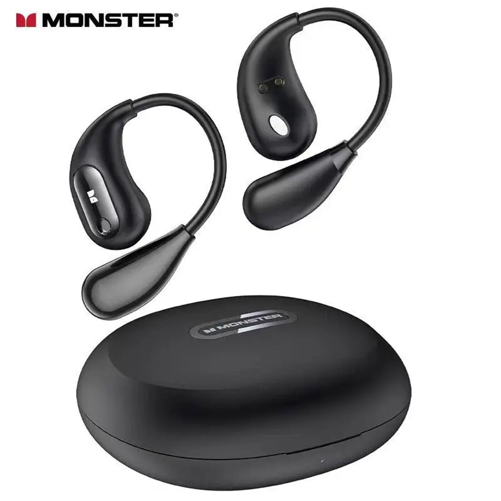 Открытые наушники Monster AC210 со стереозвуком BT 5.4, водонепроницаемые, долговечные, беспроводные наушники-вкладыши, спортивная гарнитура с шумоподавлением