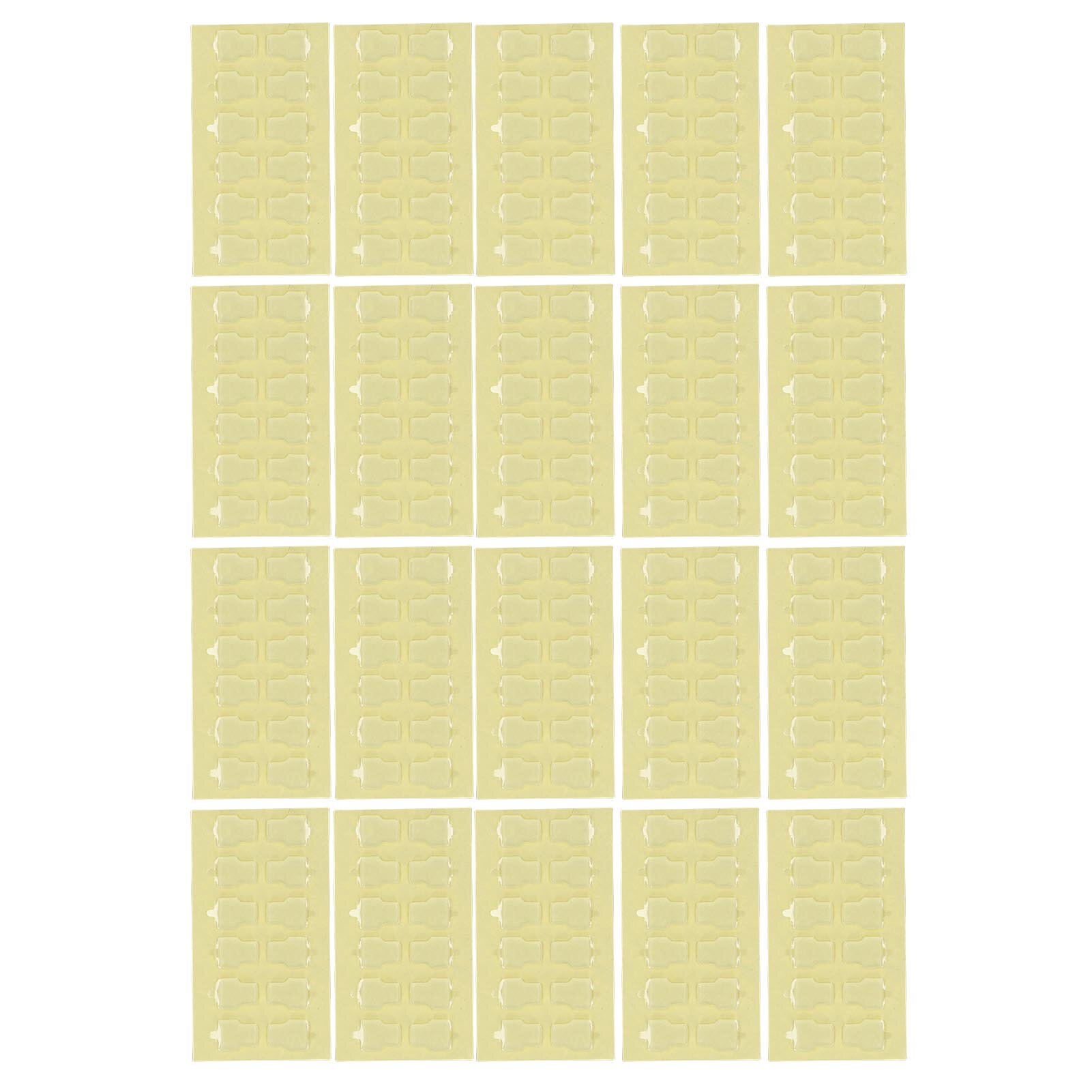 240 прозрачных клейких подушечек размером 16x12,29x2 мм, съемная, водостойкая, двусторонняя лента для кукол и фигурок.