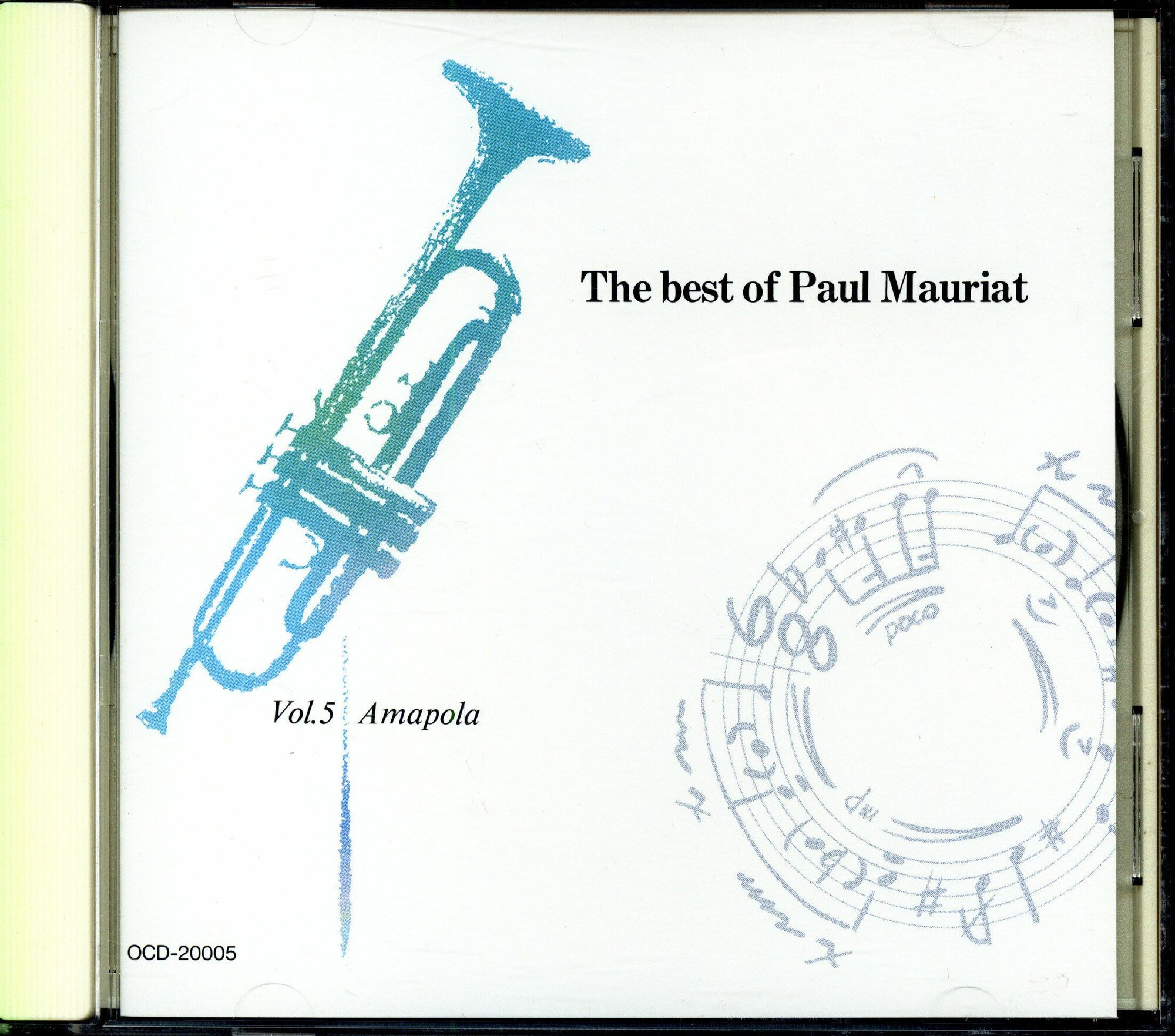 The Best Of Paul Mauriat Vol. 5 - Amapola (Compilation, Japan, Universal Music, OCD-20005, 1994, диск) СВ