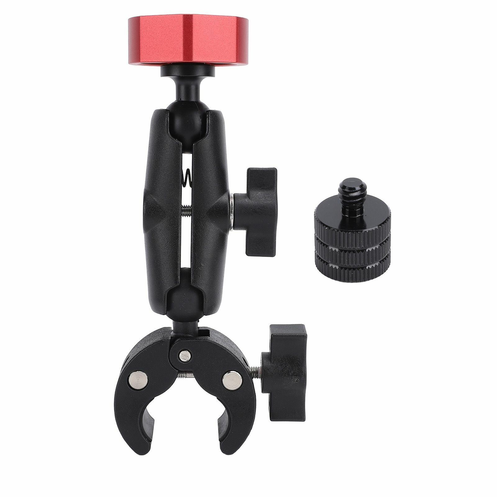 Крепление для лестницы для автодома для мини-автодома из алюминиевого сплава ABS, многофункциональное регулируемое крепление для столба, прицепа для автодома, яхты, красного цвета