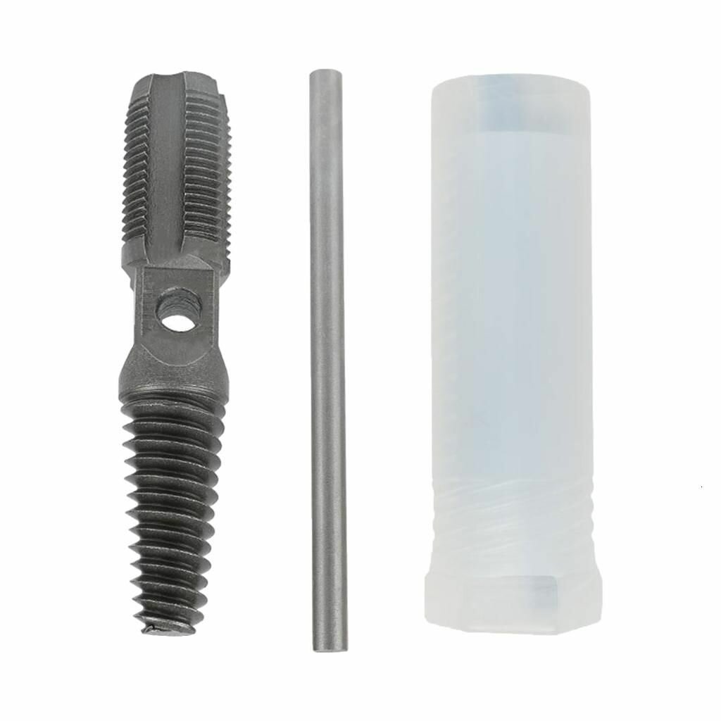 Набор инструментов-Кран с двуглавой водопроводной трубой и экстрактором оборванной проволоки-4 очка экстрактора водопроводной трубы