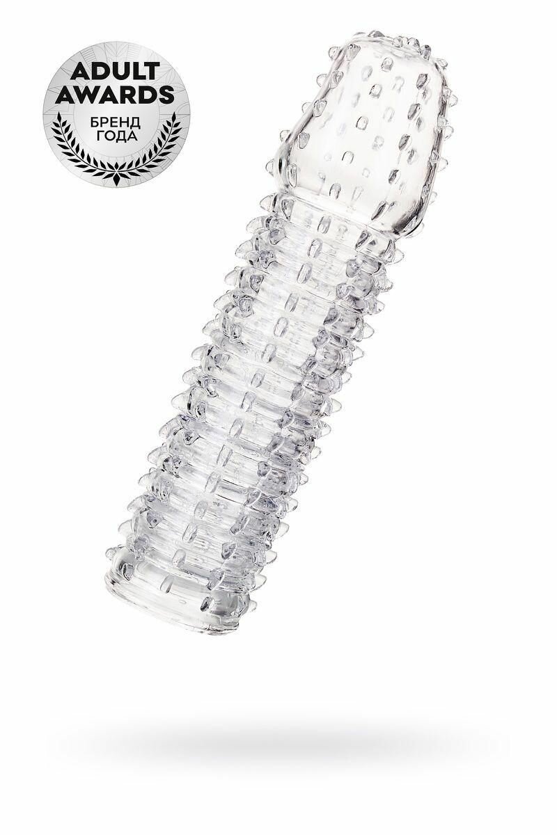 Насадка на пенис A-Toys by TOYFA Boyn, TPR, прозрачный, 15,2 см