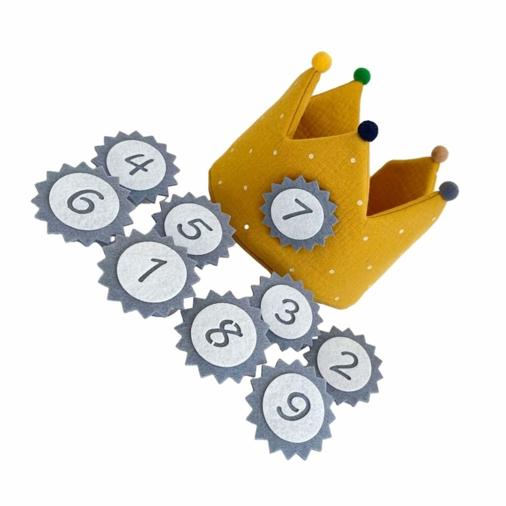 Детская корона для фото, Желтый