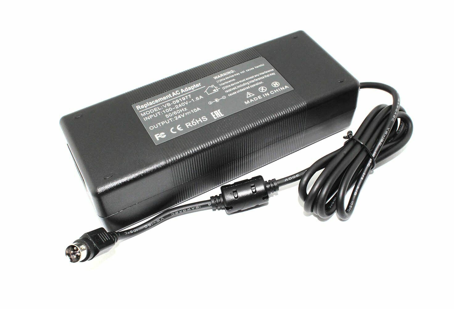 Блок питания для монитора и телевизора LCD 24V 10A 240W 4pin OEM