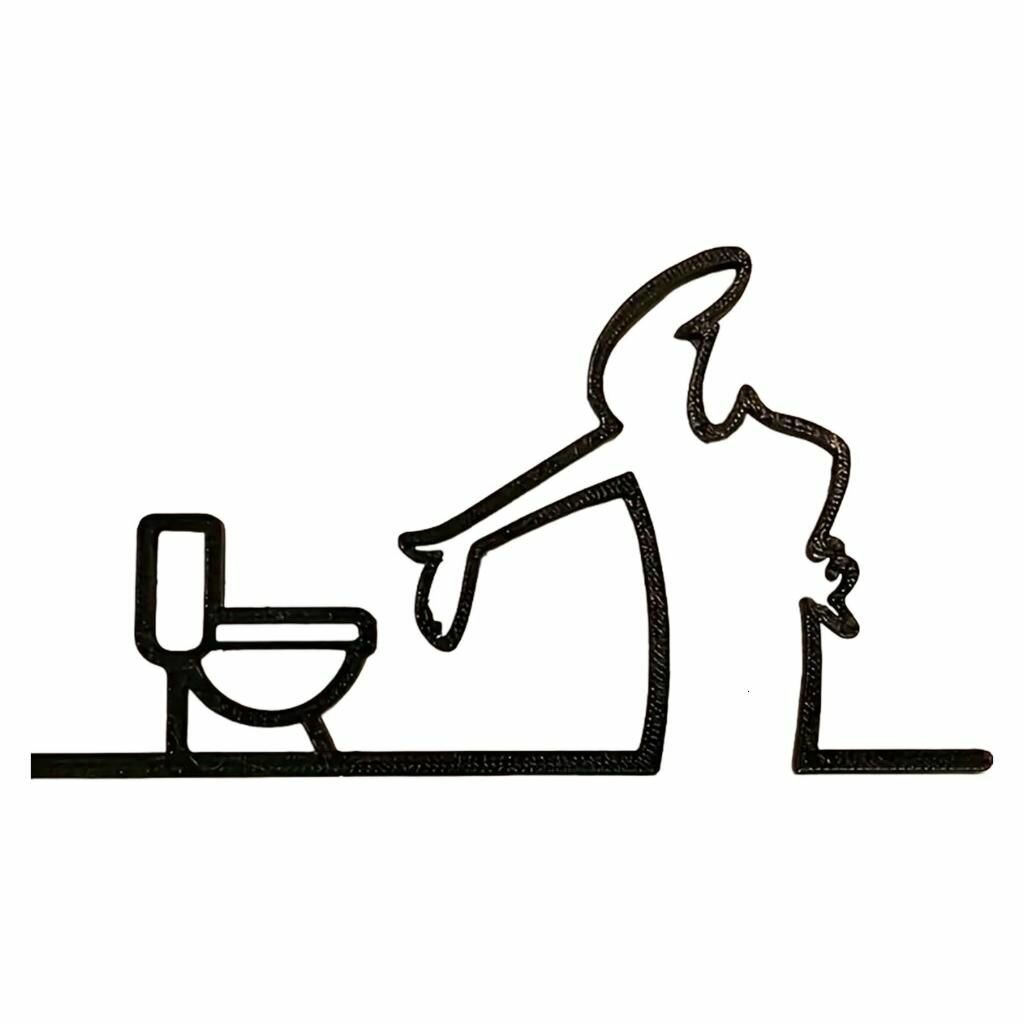 Причудливый Мультяшный Орнамент для Двери