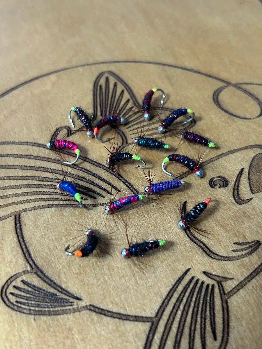 Набор мух на хариуса и ленка, 15 шт