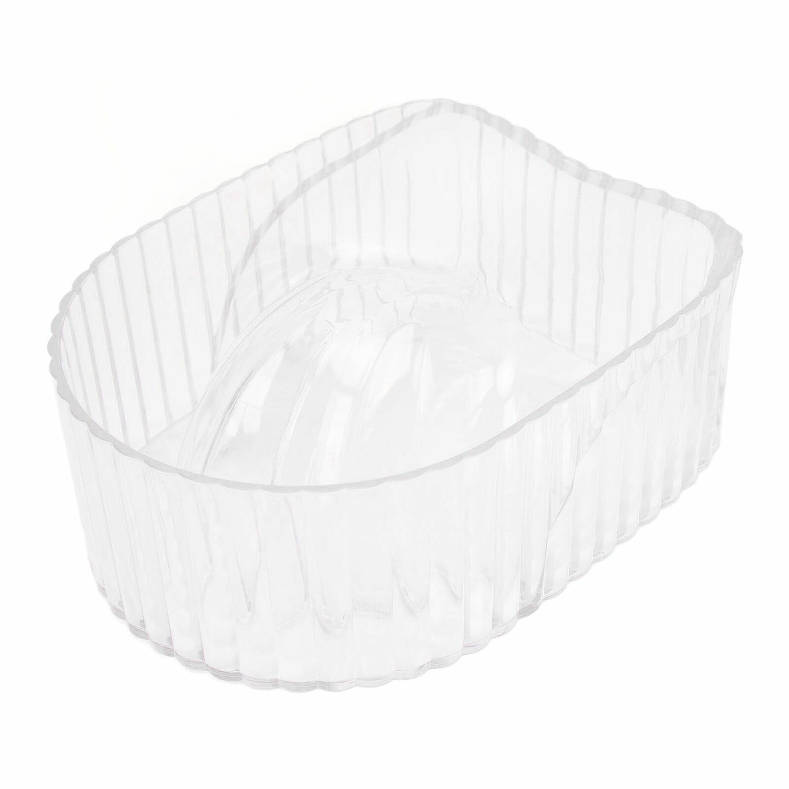 Акриловая ванночка для замачивания ногтей, прозрачный инструмент для салонов красоты, размягчающий омертвевшую кожу и очищающий руки