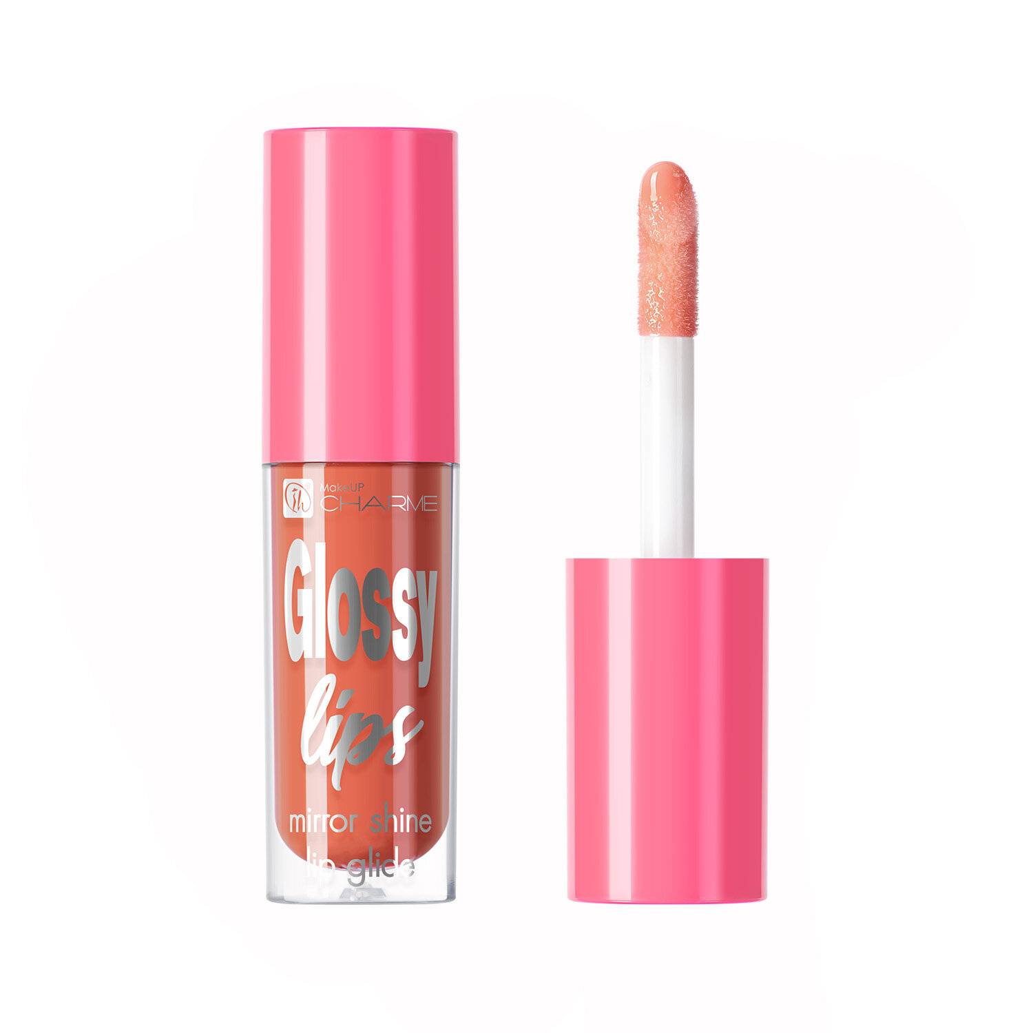 CHARME Глайд для губ зеркальный "Glossy Lip" 102 Камелия