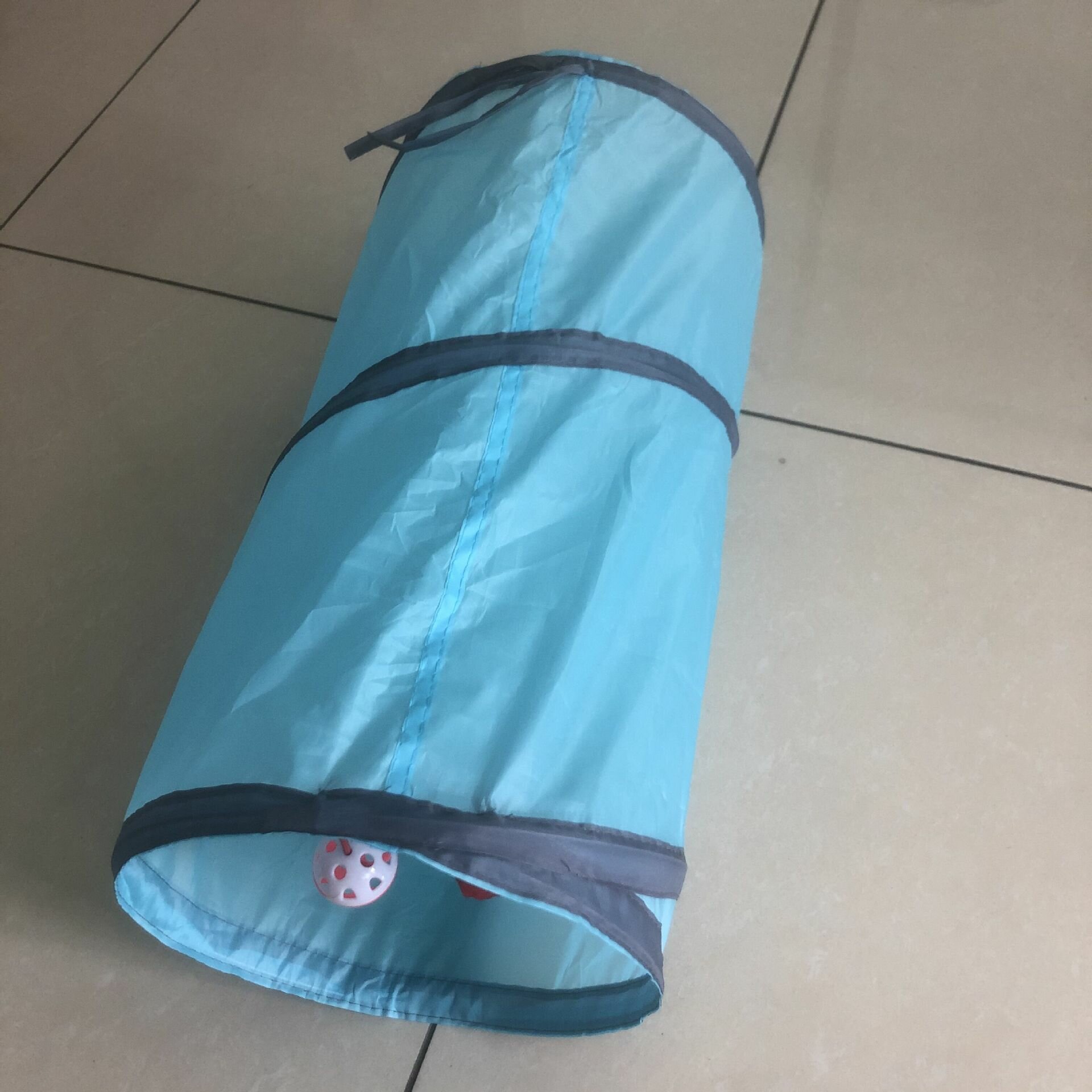 Тоннель-игрушка для собак и кошек, проход для кошек, тоннель-дракон, домик для собак, для дрессировки кошек серый