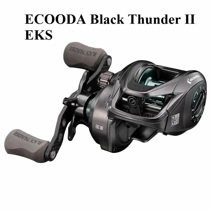 ECOODA Black Thunder II EKS Катушка для дальней рыбалки, универсальная для морской и пресной воды
