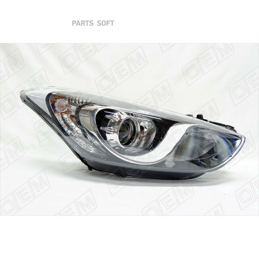 Фара правая Hyundai I30 2 GD 2011-2015, галоген, л от официального дистрибьютора, OEM, артикул OEM0138FR
