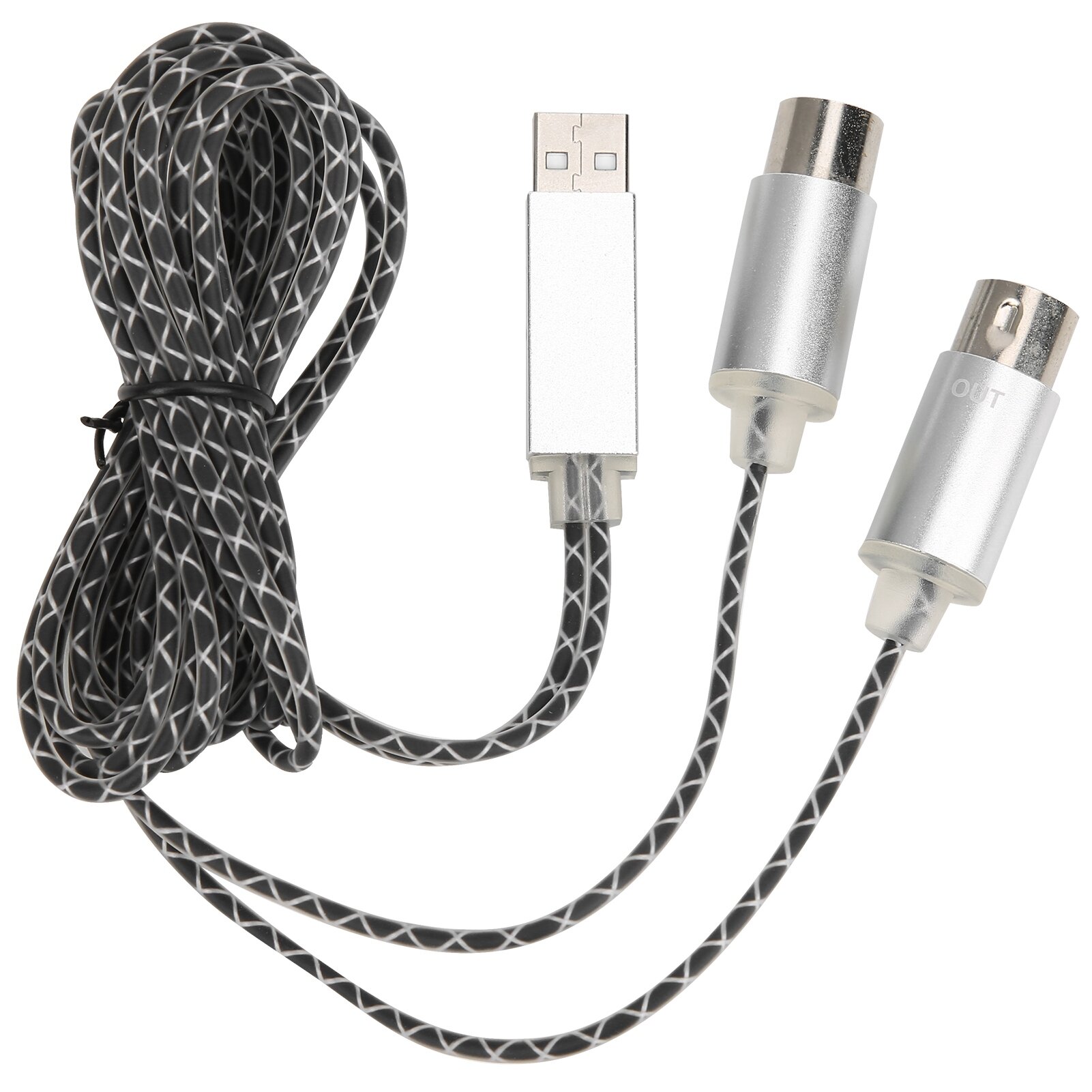 70.9in Midi Cable to USB-кабель преобразователя с индикатором FTP обработка чип-металлическая оболочка