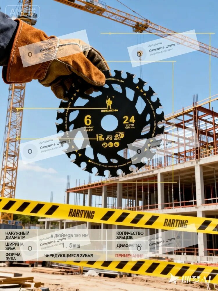 Диск пильный 150 x 1.5 x 20; 24 зуб.