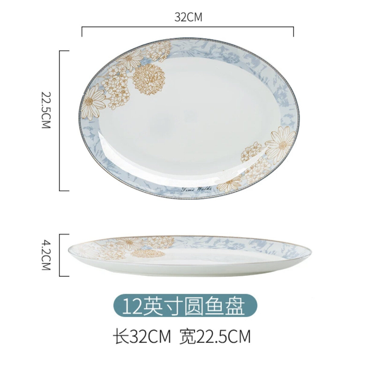 Набор посуды из костяного фарфора Jingdezhen, легкая роскошь, керамическая посуда, подарок на новоселье, набор мисок и палочек для еды, подарочная коробка, оптовая продажа