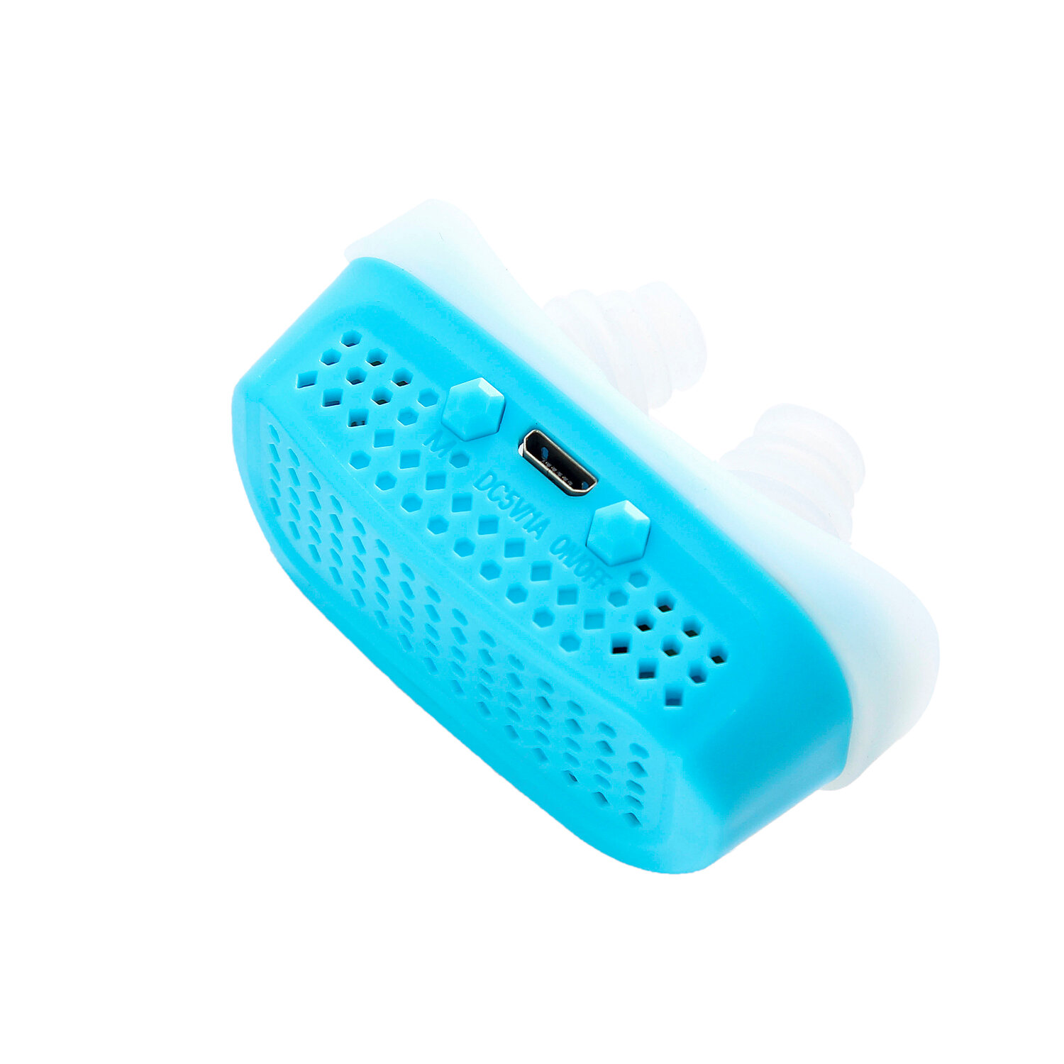 Электрическое устройство для борьбы с храпом с регулируемой скоростью, силиконовые дилаторы носа, помощник при апноэ во сне, стоппер от храпа, ноздревой клип с тремя скоростными режимами, цвет: красный, синий, белый (по выбору), материал: ABS+силикон,