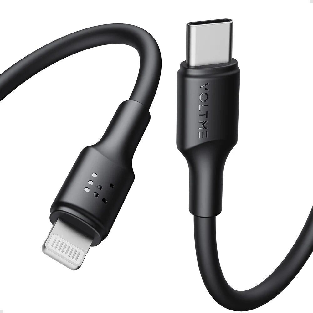 Кабель VOLTME USB2.0 Powerlink EDC CTL Lightning - USB-C (3A) 1.2M Черный C2290