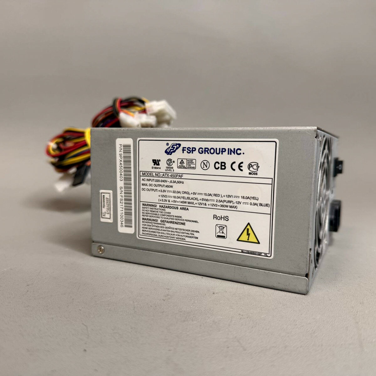 Блок питания FSP ATX-450PAF 450 Вт
